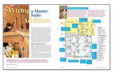 Wiring a Master Suite Addition - Fine Homebuilding