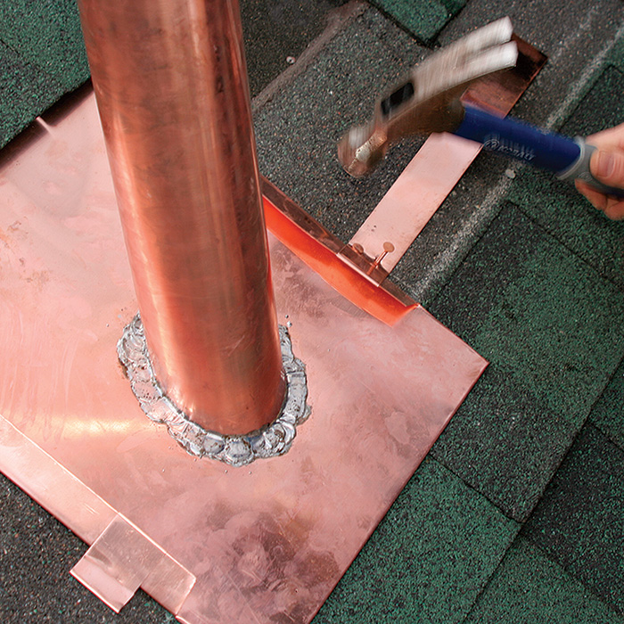 Dress Up a Vent Pipe With a Copper Boot - Fine Homebuilding