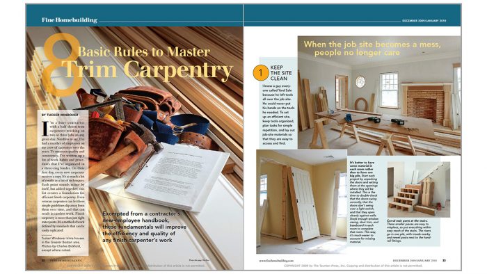 8 Basic Rules to Master Trim Carpentry - Fine Homebuilding