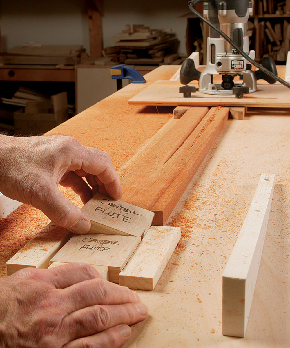 Router Jig for Cutting Tapered Flutes - Fine Homebuilding