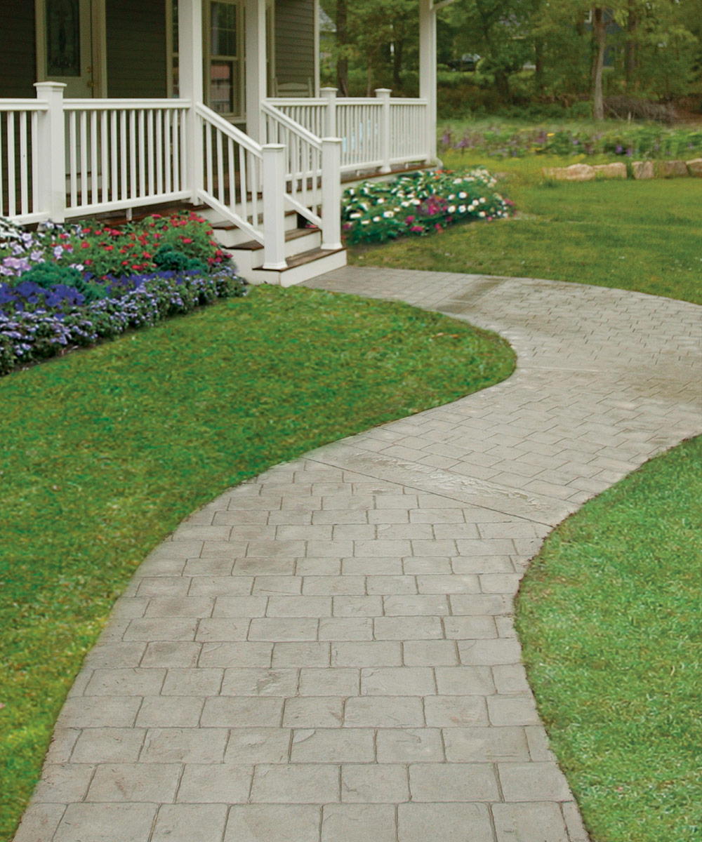 Creating a Curved Concrete Walkway - Fine Homebuilding