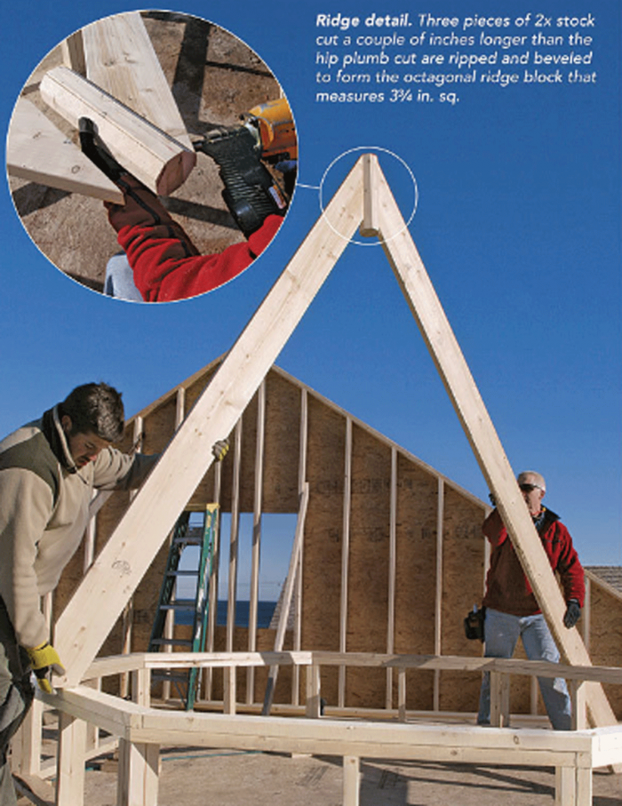 Framing an Octagonal Turret Roof - Fine Homebuilding