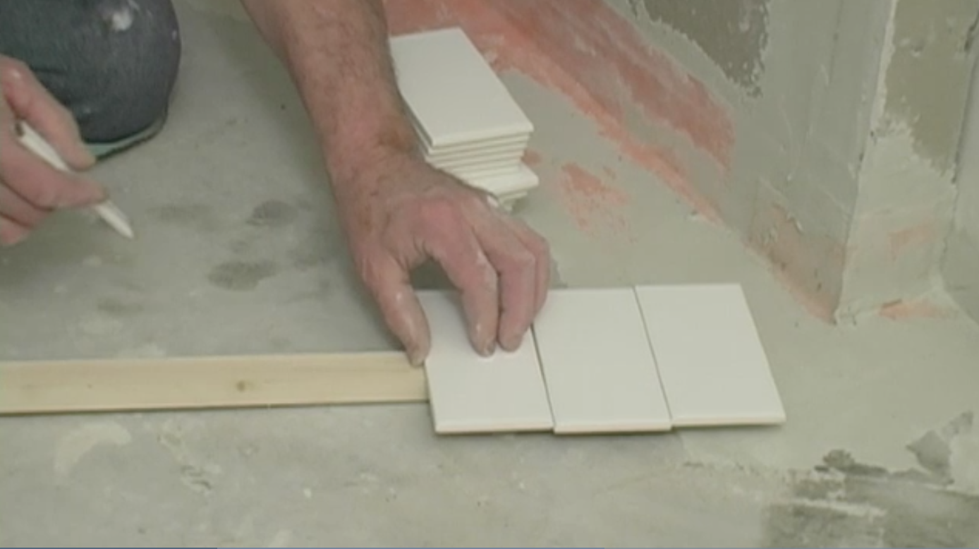 Tile a Shower: Use a Story Pole for Layout - Fine Homebuilding