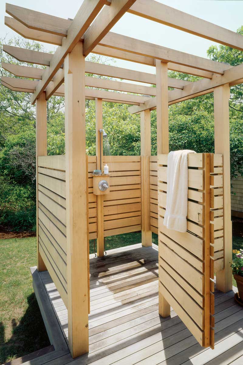 Enhance Your Life With an Outdoor Shower - Fine Homebuilding