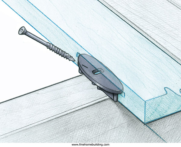 Hidden Fasteners for Grooved Decking - Fine Homebuilding