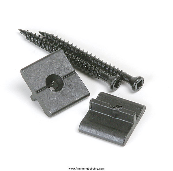 Hidden Fasteners for Grooved Decking - Fine Homebuilding
