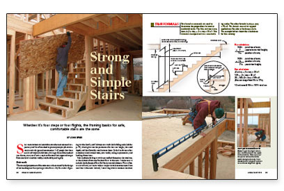 Strong and Simple Stairs - Fine Homebuilding