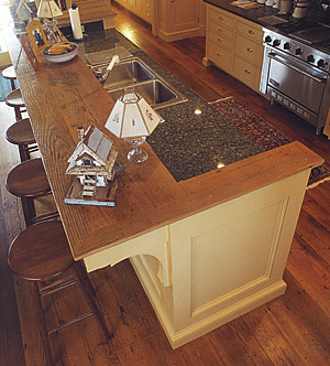 A Kitchen Work Island Designed with Guests in Mind - Fine Homebuilding