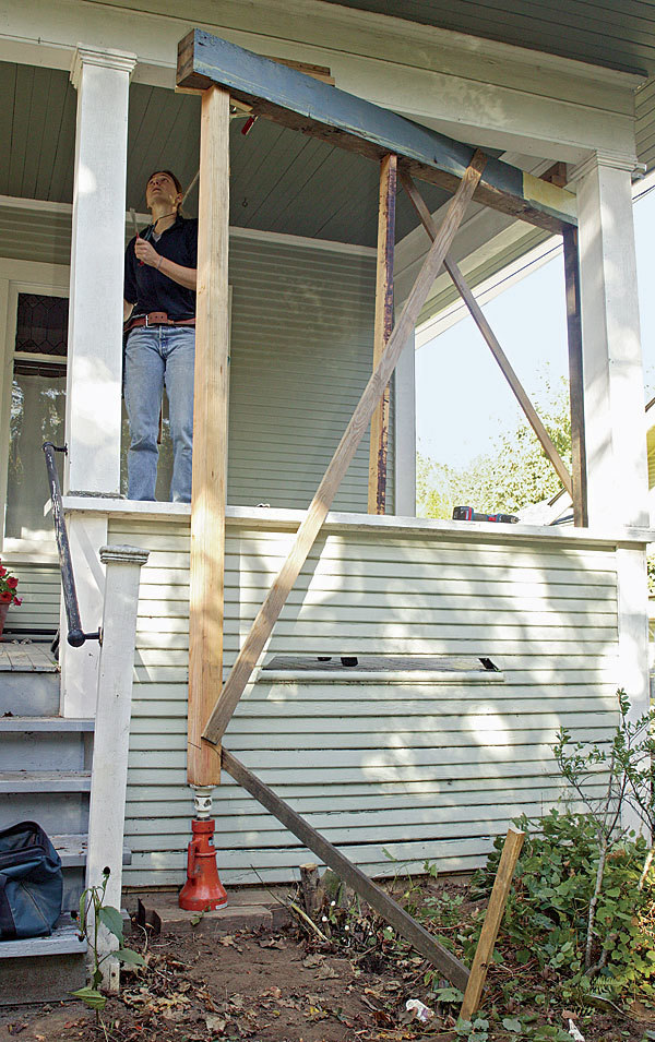 Porch-Post Rescue - Fine Homebuilding