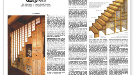 Storage Stair - Fine Homebuilding