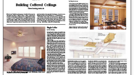 Building Coffered Ceilings - Fine Homebuilding