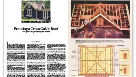 Cross Gable Plans Victorian House