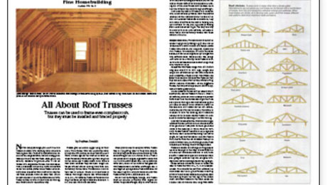 All About Roof Trusses - Fine Homebuilding