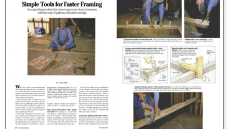 Simple Tools for Faster Framing - Fine Homebuilding