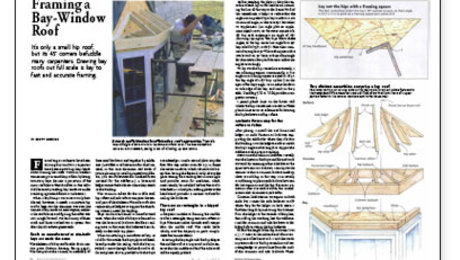 Framing a Bay-Window Roof - Fine Homebuilding