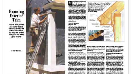 Cornice Return - Fine Homebuilding