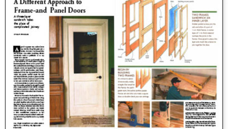 A Different Approach to Frame-and-Panel Doors - Fine Homebuilding