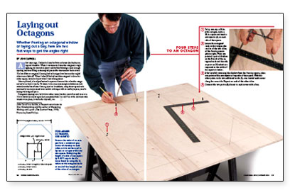 Laying Out Octagons - Fine Homebuilding