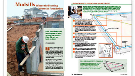 Mudsills: Where the Framing Meets the Foundation - Fine Homebuilding