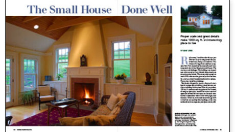 The Small House Done Well - Fine Homebuilding