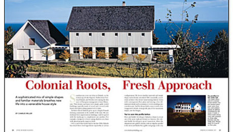 Colonial Roots, Fresh Approach - Fine Homebuilding