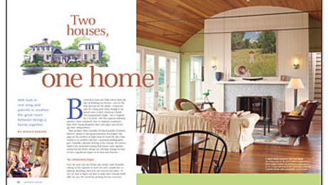 Two Houses, One Home - Fine Homebuilding