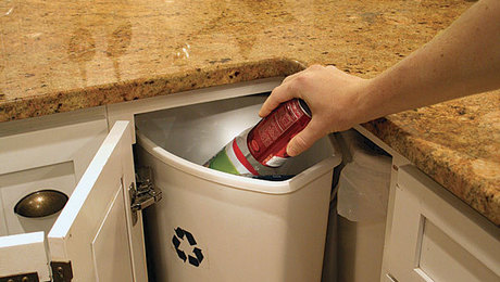 Kitchen Addition: Recycling Center - Fine Homebuilding