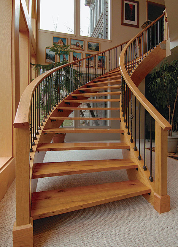 How To Make Curved Stair Stringers - Design Talk