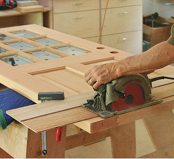 Cutting a Prehung Exterior Door - Fine Homebuilding