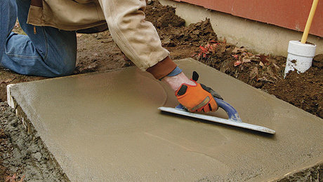 Placing a Small Concrete Slab - Fine Homebuilding