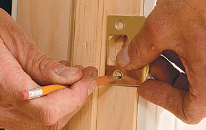 How to Install a Lockset in a Door - Fine Homebuilding