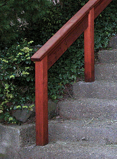 Replace an ugly metal railing - Fine Homebuilding