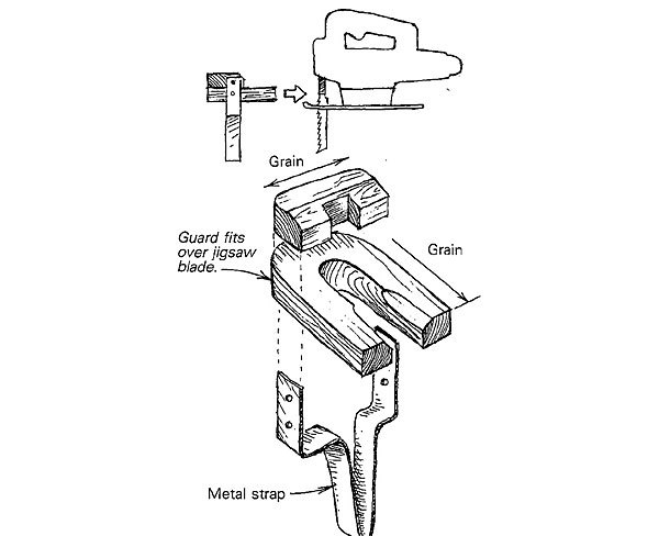 Jigsaw blade guard - Fine Homebuilding
