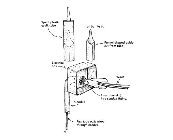 Pulling wire through conduit - Fine Homebuilding
