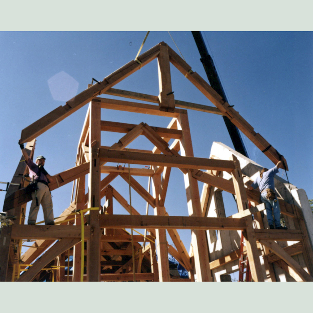 Heavy Timber Cross-Gables & Lantern-Tower - Fine Homebuilding