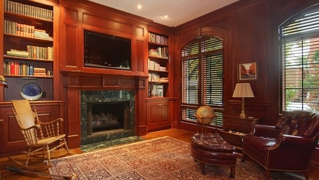 Mahogany Library - Fine Homebuilding