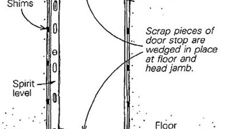 Holding a level plumb - Fine Homebuilding