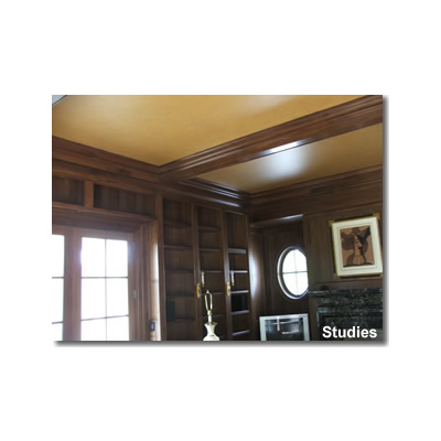 Executive Walnut Study - Fine Homebuilding