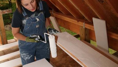 Patrick's Barn: Priming Siding - Fine Homebuilding
