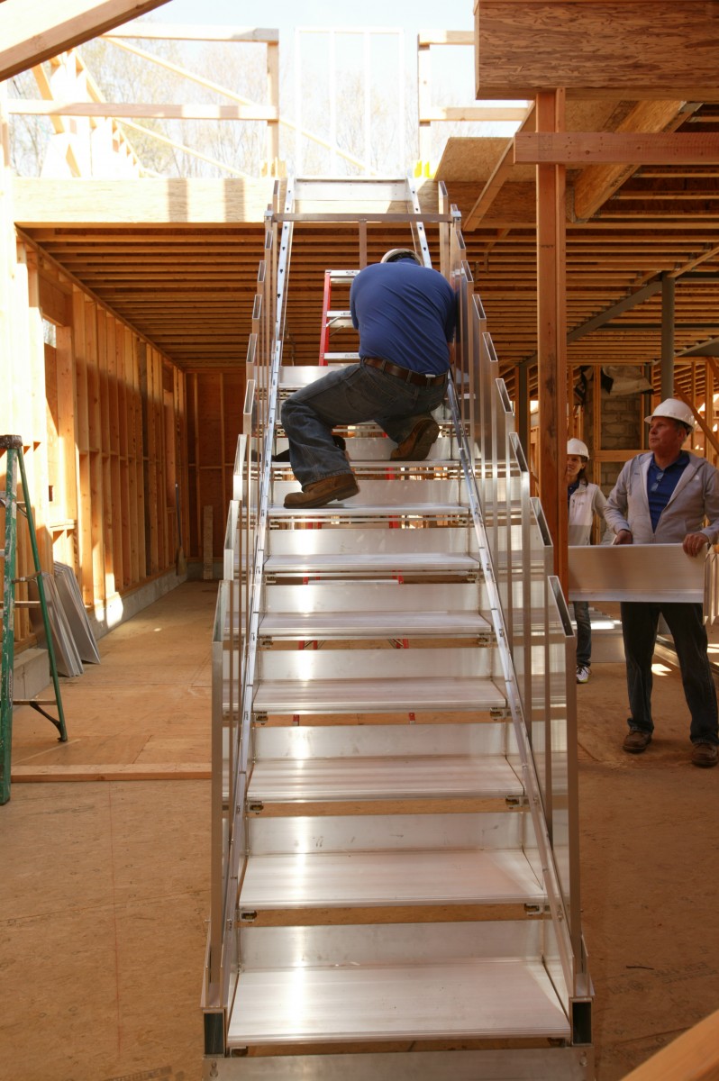 Sustainable Temporary Stairs - Fine Homebuilding