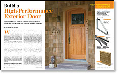 Build a High-Performance Door - Fine Homebuilding