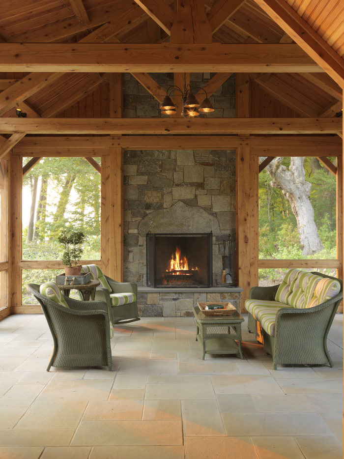 Timber Frame Screened-In Porch - Fine Homebuilding