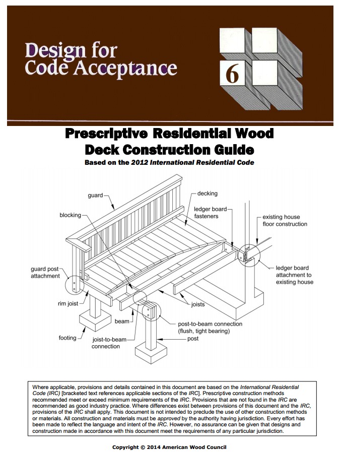 Deck Codes Fine Homebuilding Deck Codes Fine Homebuilding