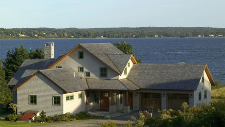 House nestled in a field - Fine Homebuilding