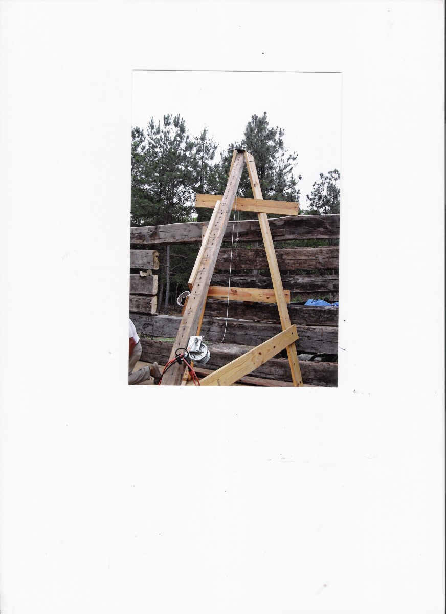 Authentic Log Cabin constructed from antique hand hewn logs - Fine ...