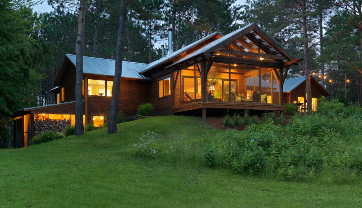 Contemporary Camp in the Woods - Fine Homebuilding