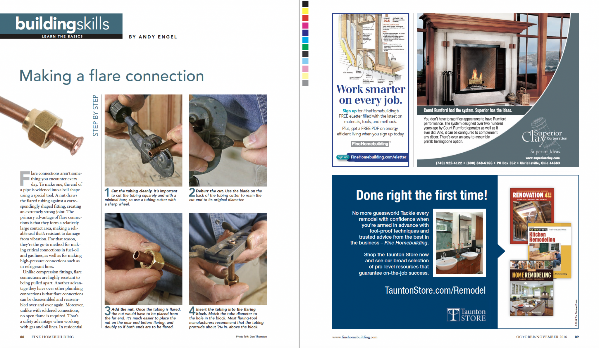 Make a Flare Connection - Fine Homebuilding