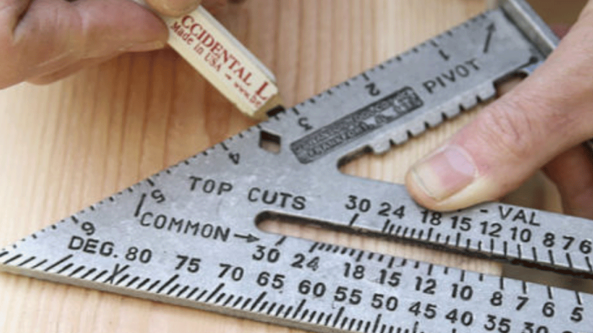 Laying Out and Cutting Common Rafters - Fine Homebuilding