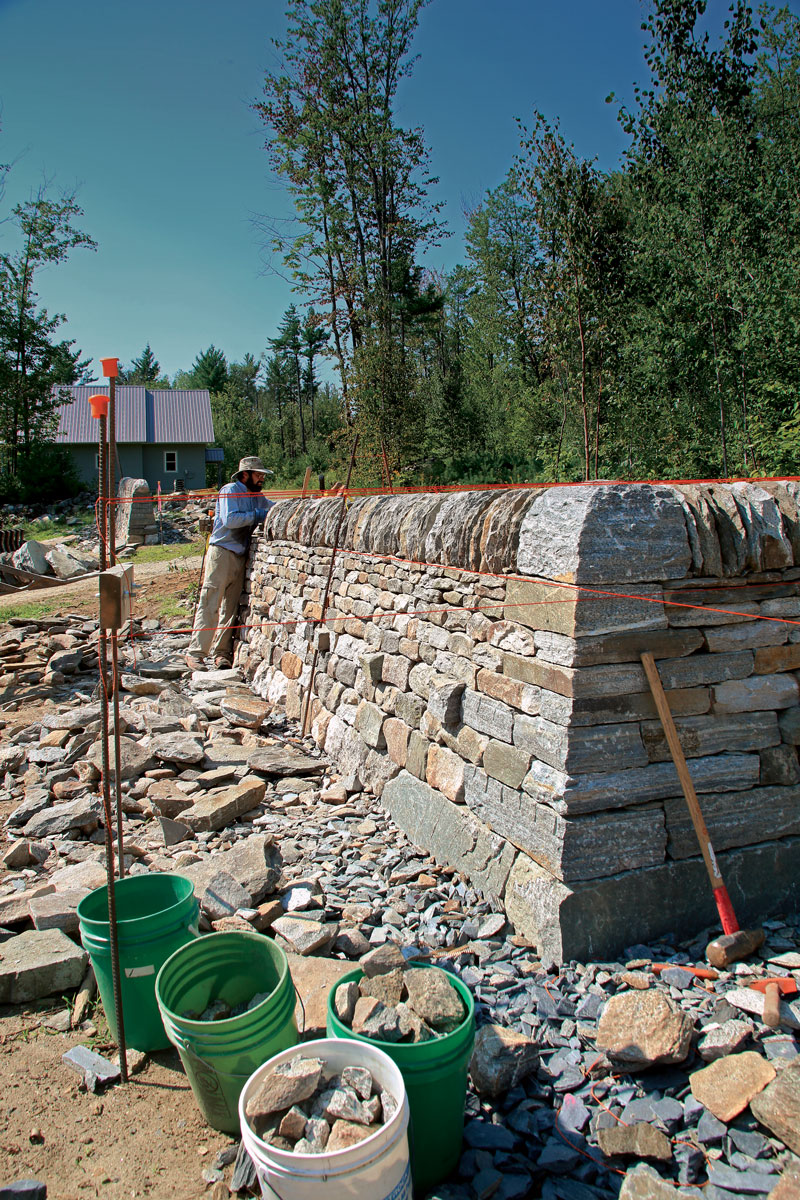 Stone Walls That Stay Built - Fine Homebuilding