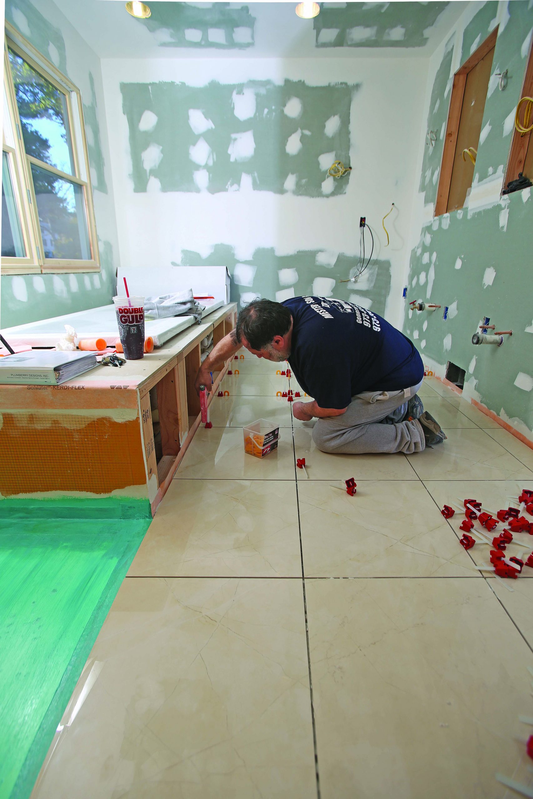 Laying Large Tile - Fine Homebuilding